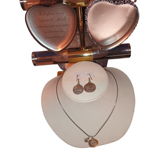 Brighton | Jewelry | Brighton Vintage Earrings And Necklace Set B Happy ...